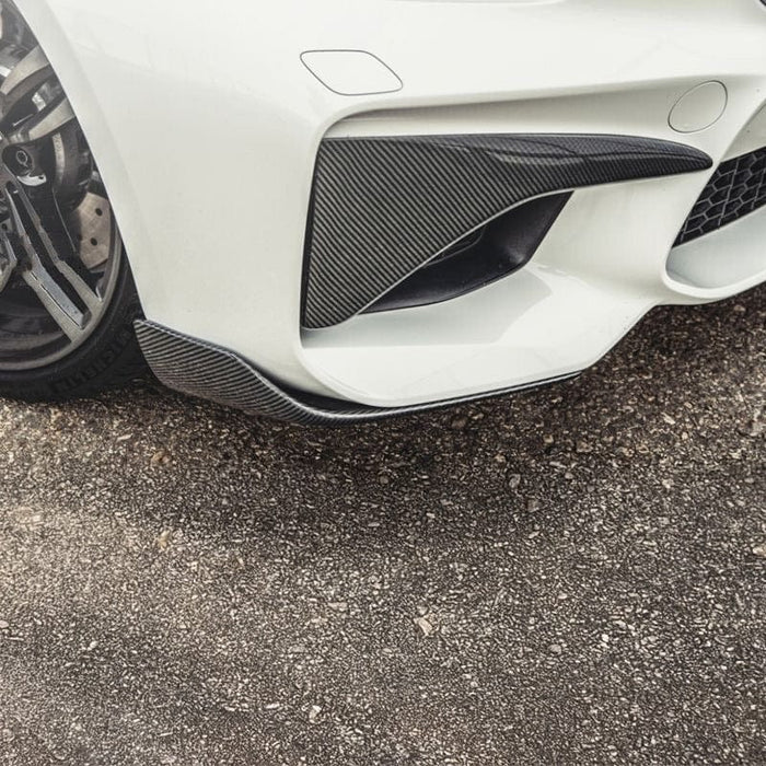 Future Design Carbon Fiber Front Vent Splitters - Fits BMW M2 (F87)