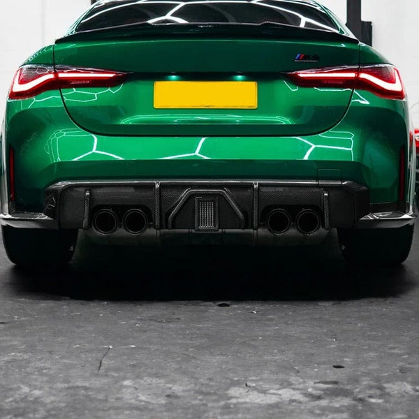 BMW M3 G80/G81 M4 G82/G83 F1 LED Carbon Rear Diffuser