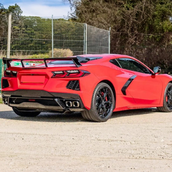 Carbon Fiber Rear Wing Spoiler for Chevrolet Corvette C8 2020+