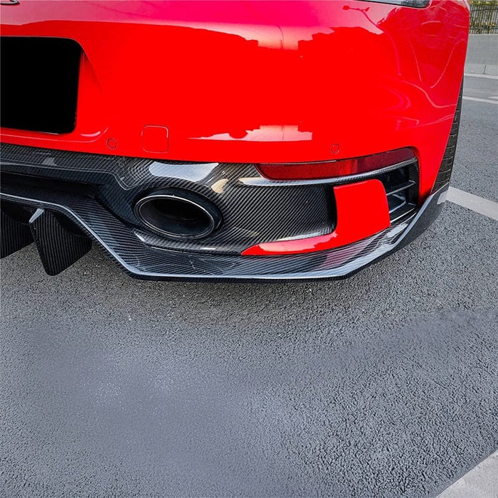 Carbon Fiber Rear Diffuser for Porsche 911 Carrera 992.1 2019-2024