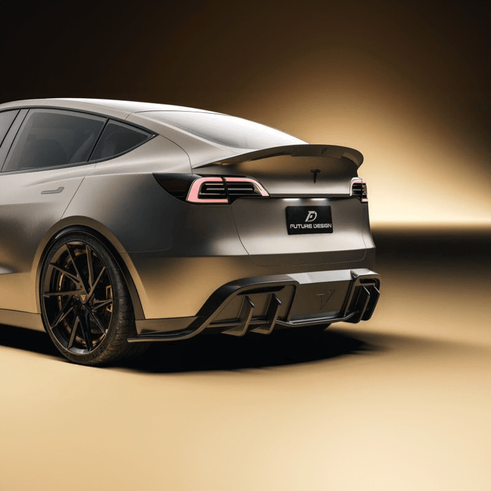 Tesla Model Y Future Design Carbon Fibre Rear Diffuser