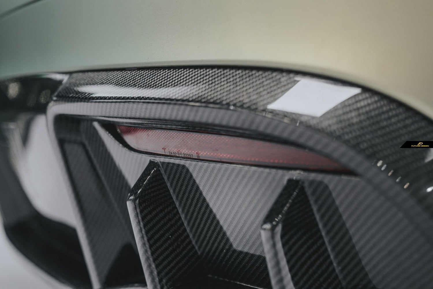 Tesla Model Y Future Design Carbon Fibre Rear Diffuser