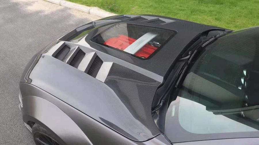Ford Mustang (6th Gen.) GT Style Carbon Fibre Hood/Bonnet