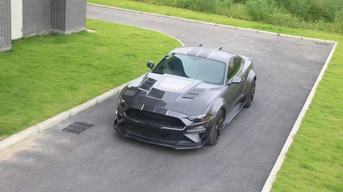 Ford Mustang (6th Gen.) GT Style Carbon Fibre Hood/Bonnet