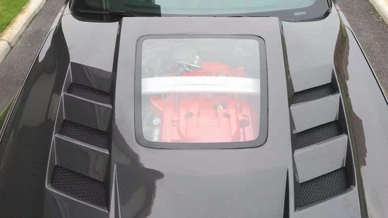 Ford Mustang (6th Gen.) GT Style Carbon Fibre Hood/Bonnet