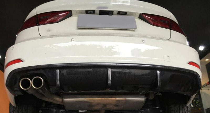 Audi A3 (8V) Saloon PFL OEM+ Carbon Fibre Rear Diffuser