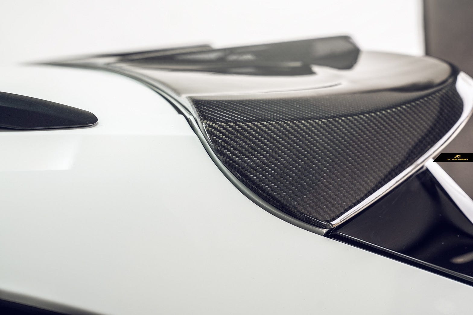 Audi RS6 Avant (C8) Future Design Carbon Fibre Rear Roof Spoiler ...